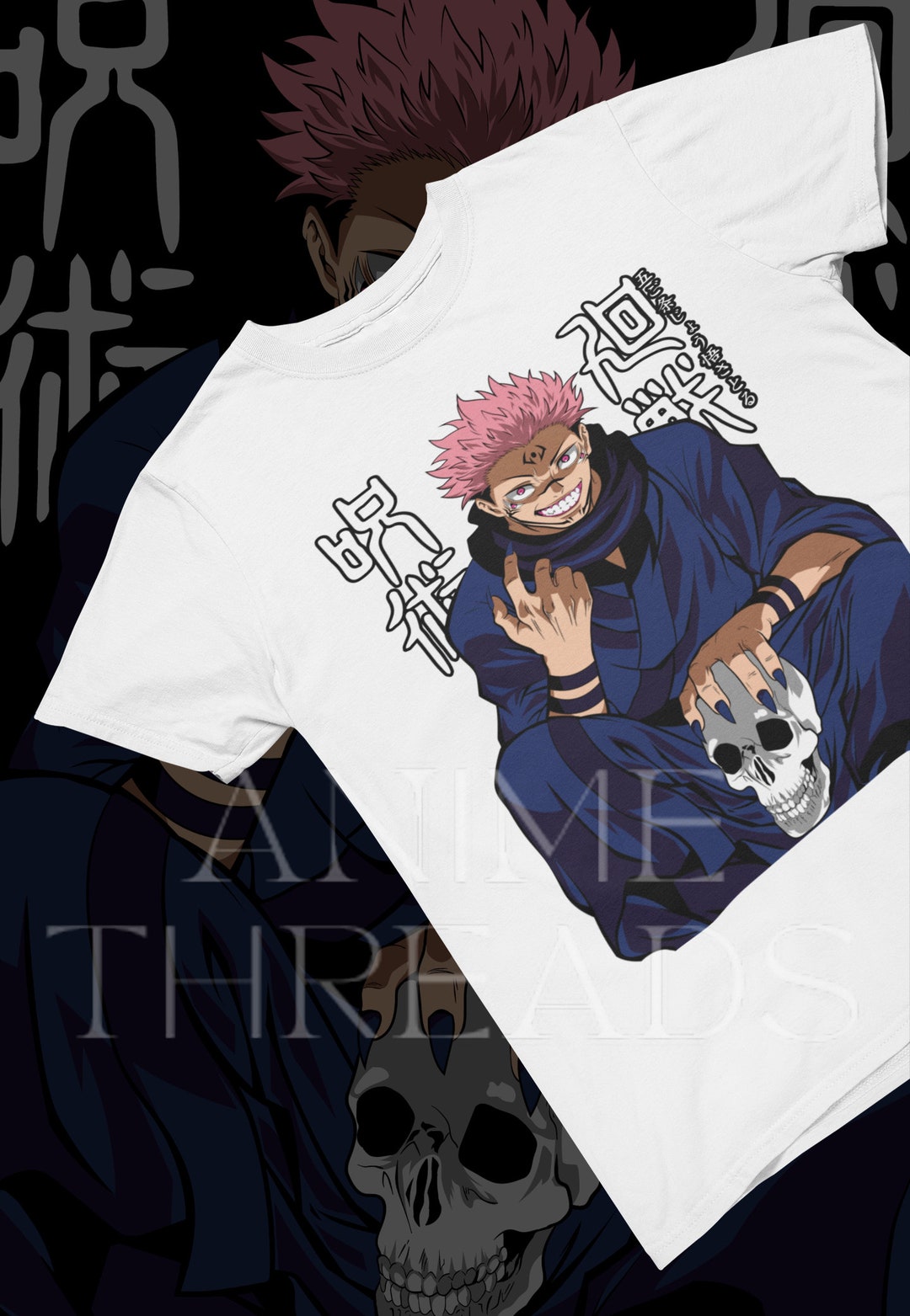 Sukuna Jujutsu Anime Shirt Jujutsu Anime JJK Merch Premium - Etsy