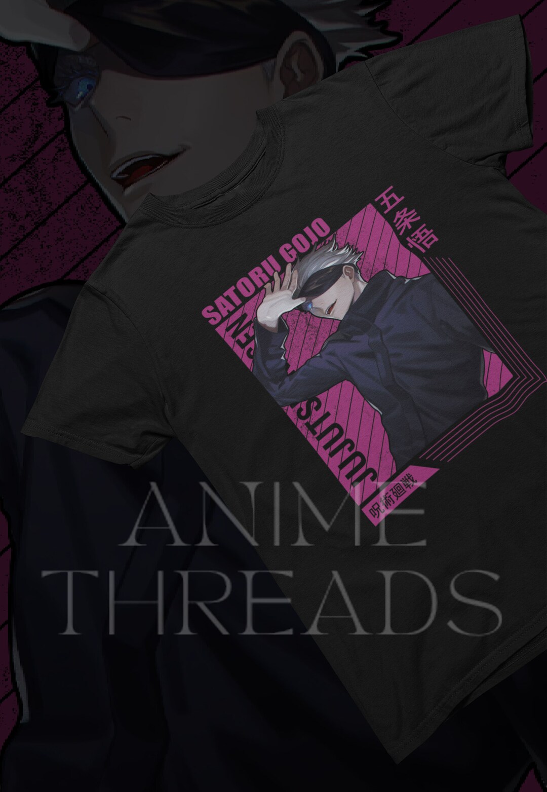 Gojo Anime Shirt Jujutsu Anime JJK Merch Premium Unisex - Etsy