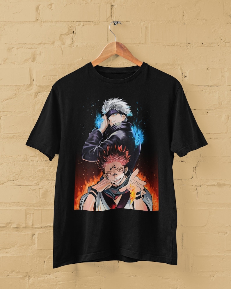 Satoru Gojo & Sukuna Anime Shirt Jujutsu Anime JJK Merch - Etsy