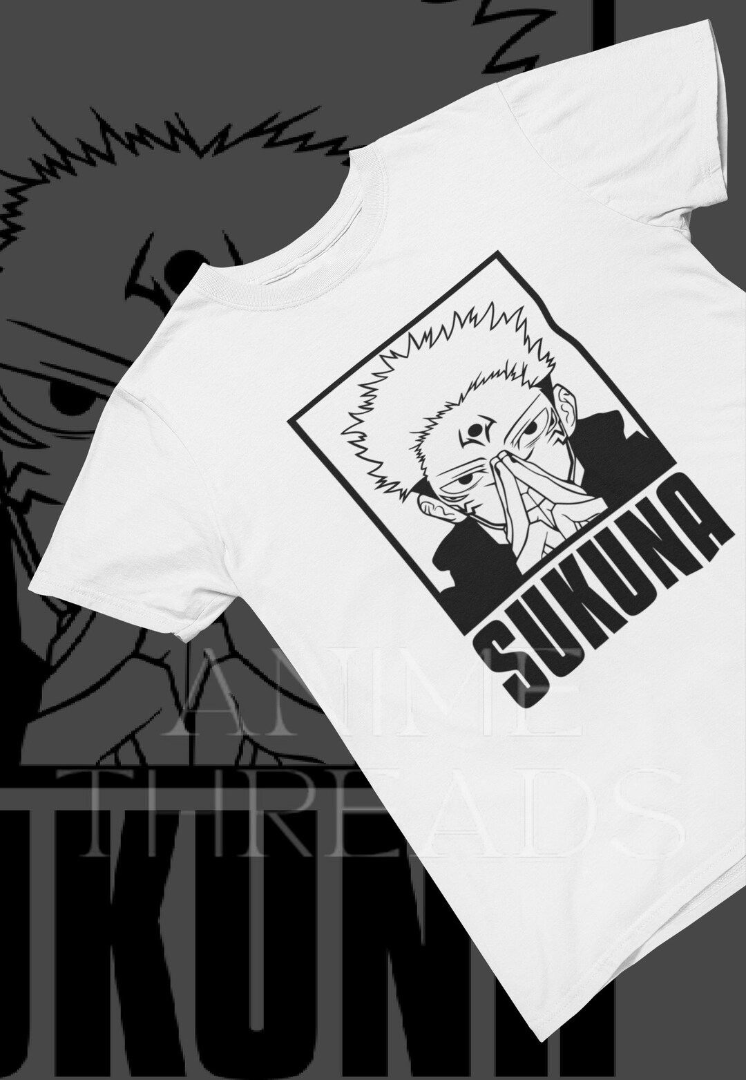 Sukuna Anime Shirt Jujutsu Anime JJK Merch Premium Unisex - Etsy