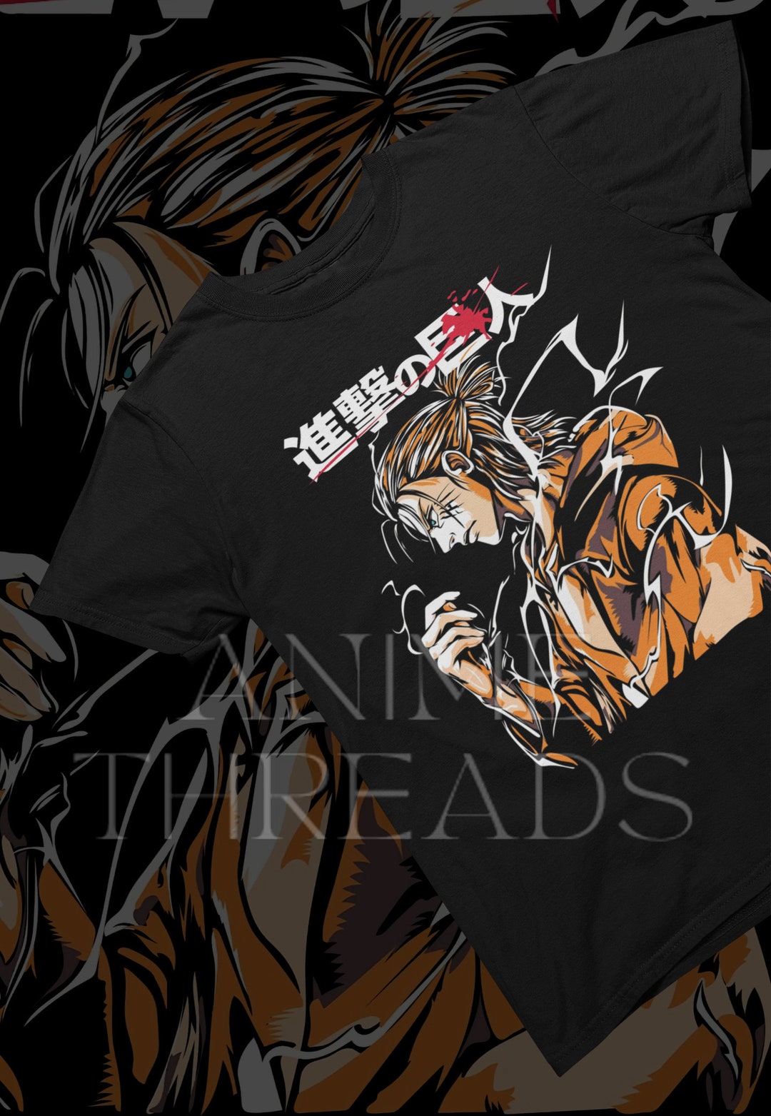 Eren Anime Shirt Attack Titan AOT Merch Premium Unisex - Etsy