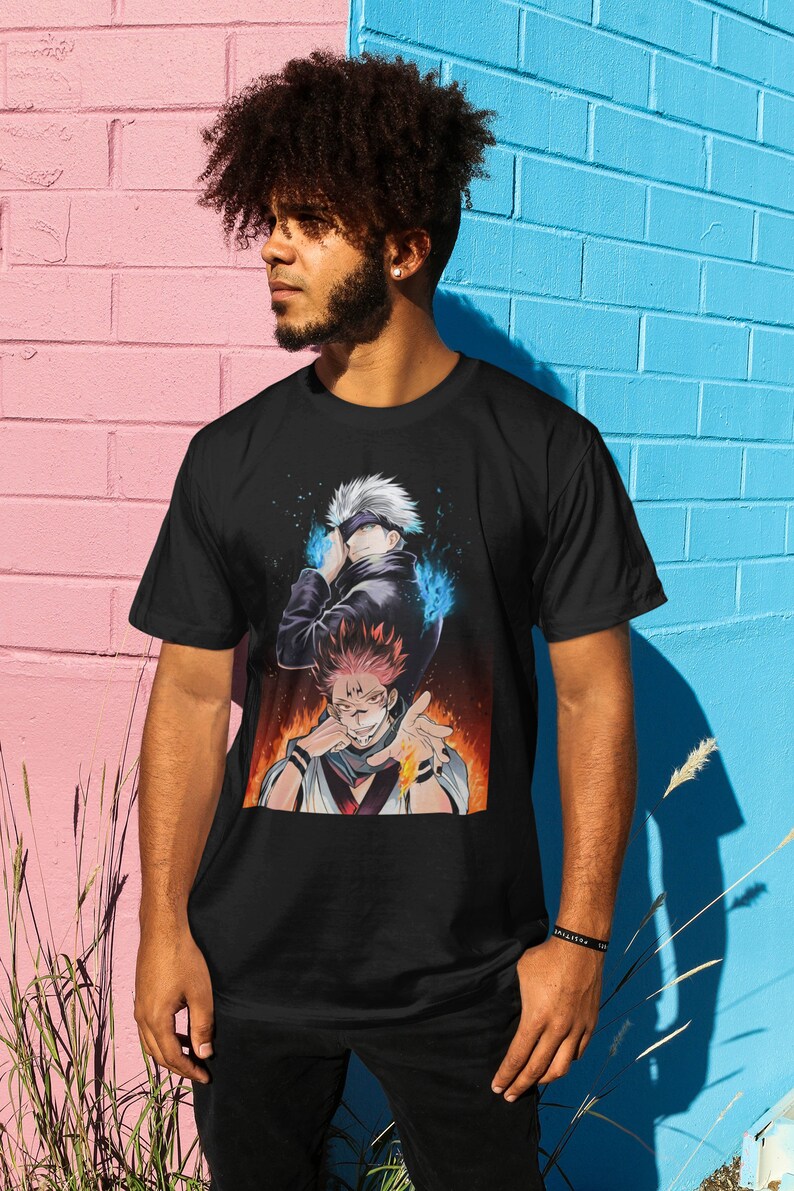 Satoru Gojo & Sukuna Anime Shirt Jujutsu Anime JJK Merch - Etsy