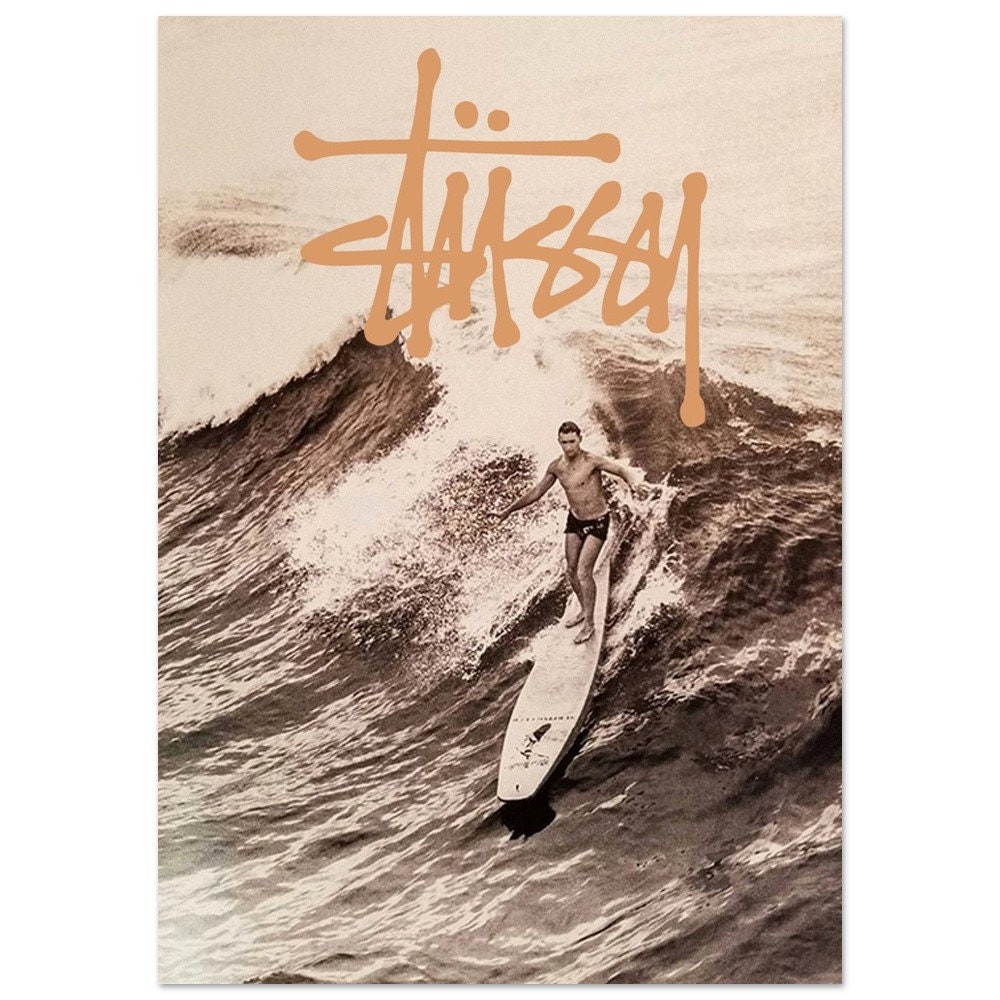 Rare Vintage Stussy Surfing Poster Stussy Surfboards A3 A4 - Etsy