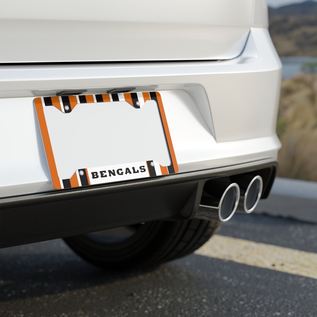 Bengals Metal License Plate Frame - Etsy