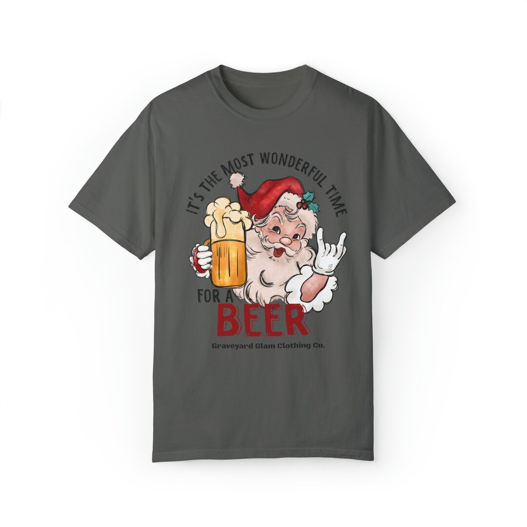 Time For Beer Christmas T Shirt Etsy
