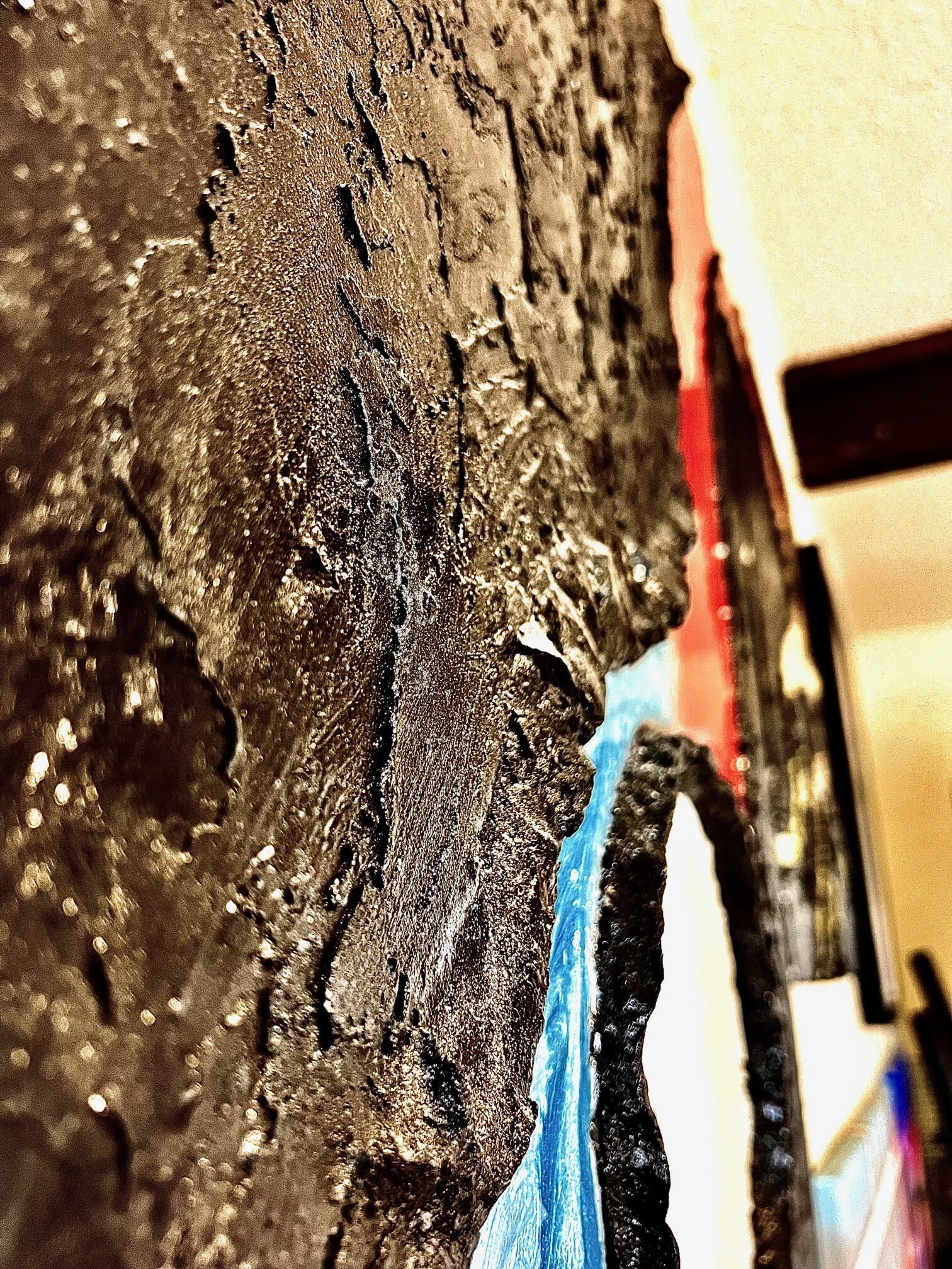 Multimedia Wall Art / Sculpture 3 Pieces Unique Texture - Etsy