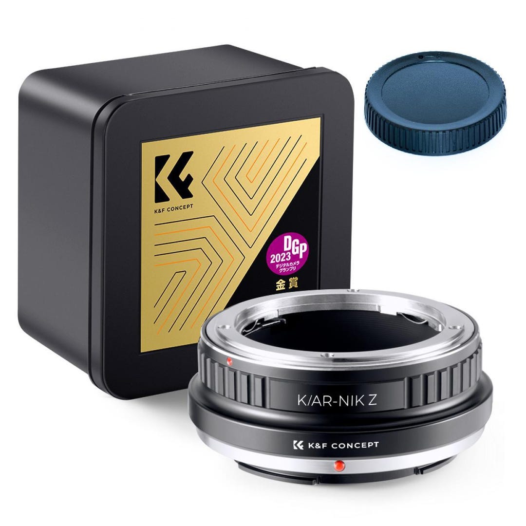 K&F Concept AR-NIK Z Lens Adapter for Konica AR Mount Lens to Nikon Z ...