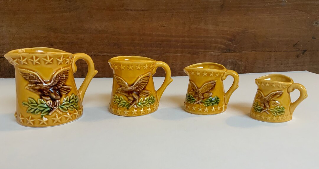 Vintage Chadwick-miller Inc. Early American Style Measuring Cups Set ...