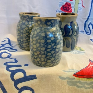 Vintage Beaumont Bros. Pottery BBP Set of 3 Mini Crocks/vases - Etsy