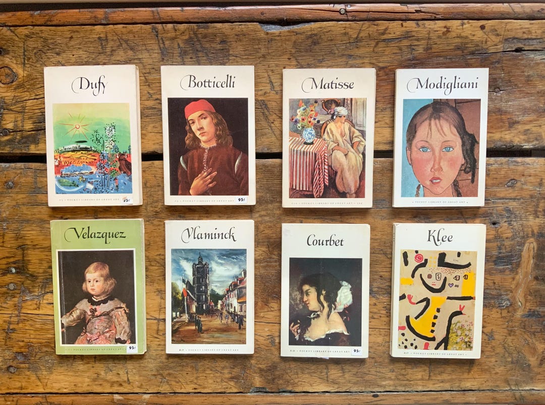 Vintage Pocket Library of Great Art Books Published by Harry N Abrams ...