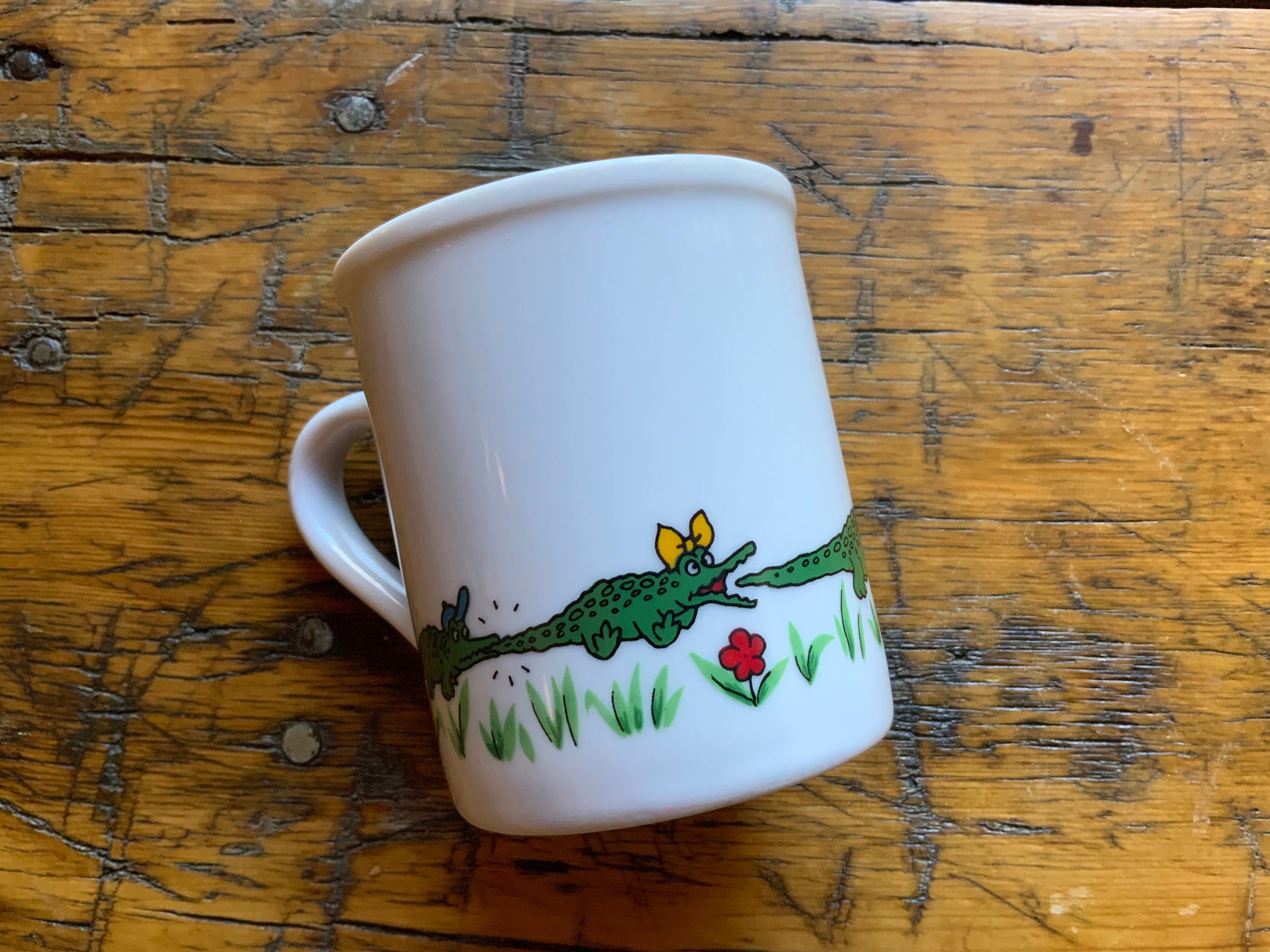 Papel A La Gator Coffee Cup, La Famille Alligator Mug - Etsy