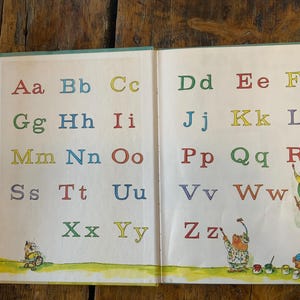 Vintage Richard Scarry’s ABC Word Children’s Book, Random House ...