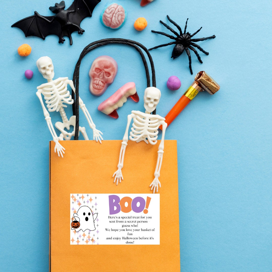 Boo Basket Gift Tag - Etsy