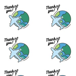 Airline Crew Thank You Cards - Etsy