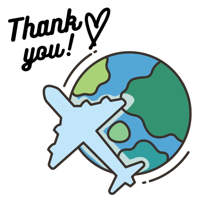 Airline Crew Thank You Cards - Etsy