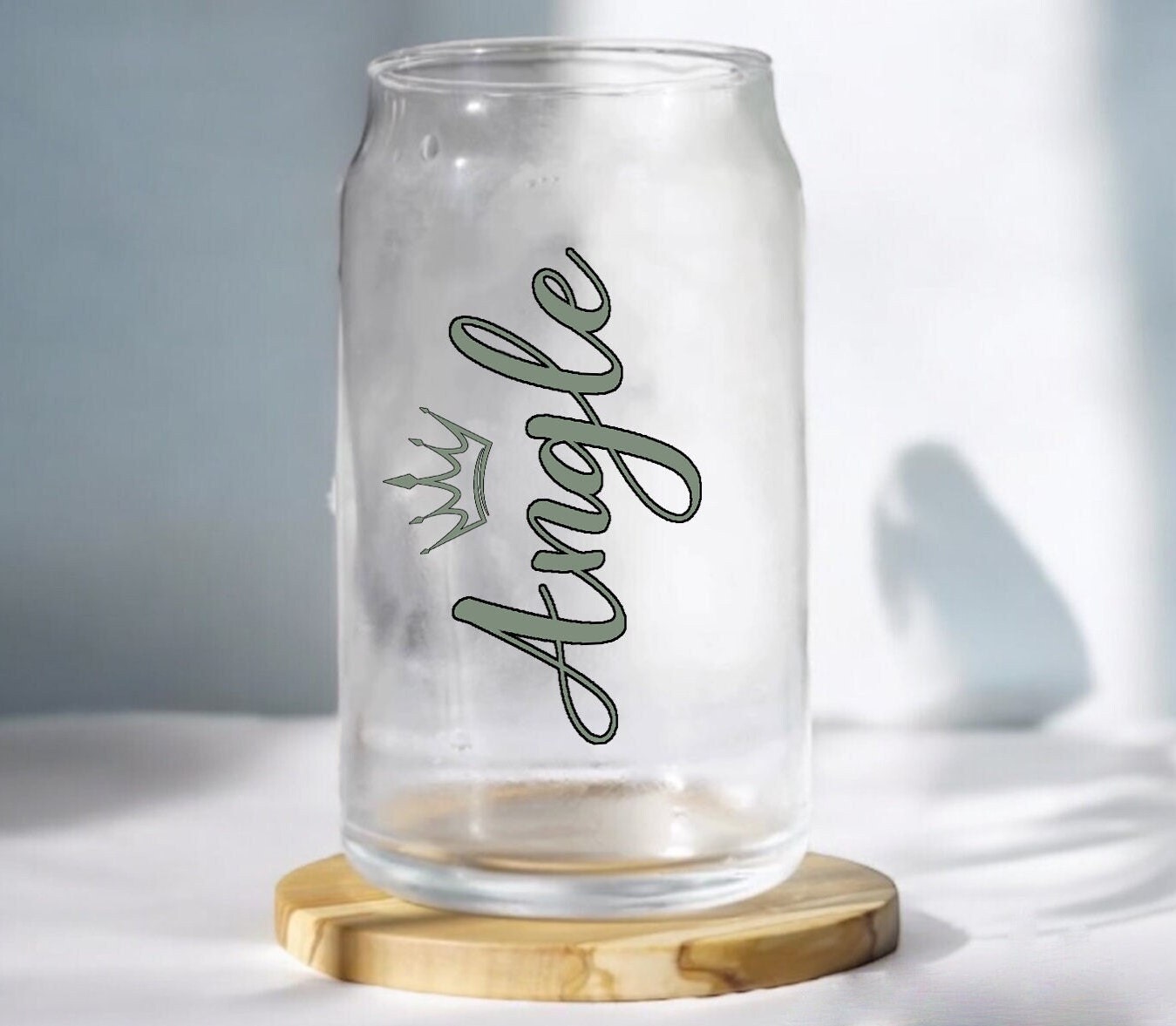 Cute Personalized Cold Brew Iced Coffee Cup Custom Housewarming Bamboo ...