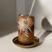 Cute Personalized Cold Brew Iced Coffee Cup Custom Housewarming Bamboo ...
