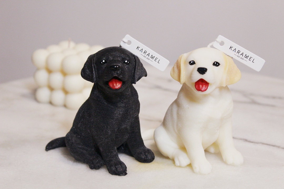 Labrador Dog Candle Dog Candle Puppy Candle - Etsy