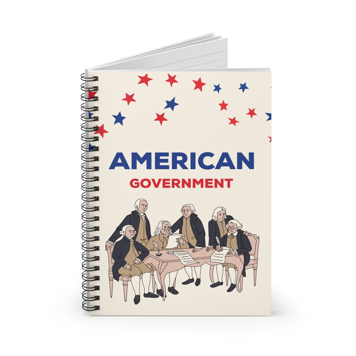 American Government Spiral Notebook, Back to School Supplies - Etsy