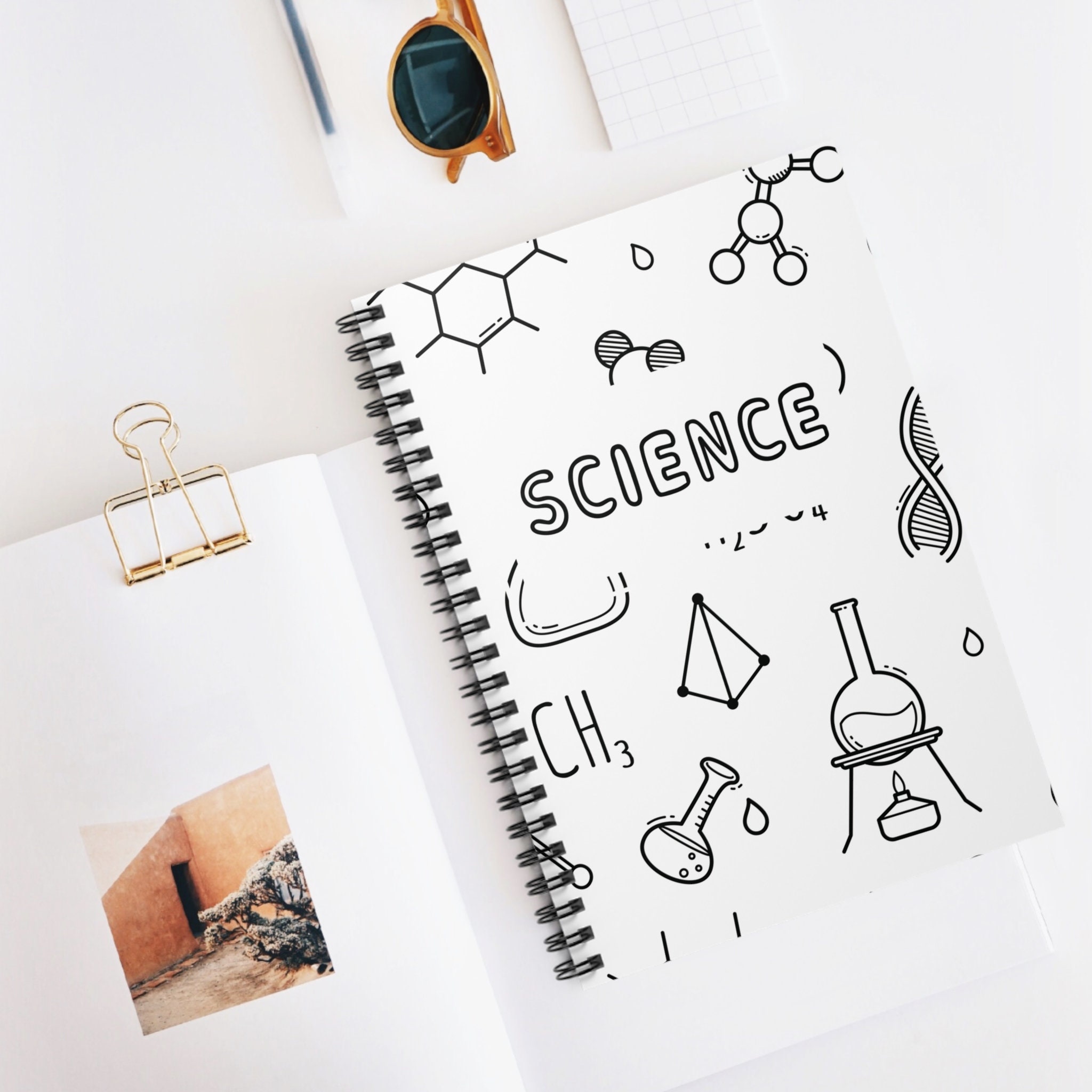 Science Class Spiral Notebook, Back to School Supplies - Etsy