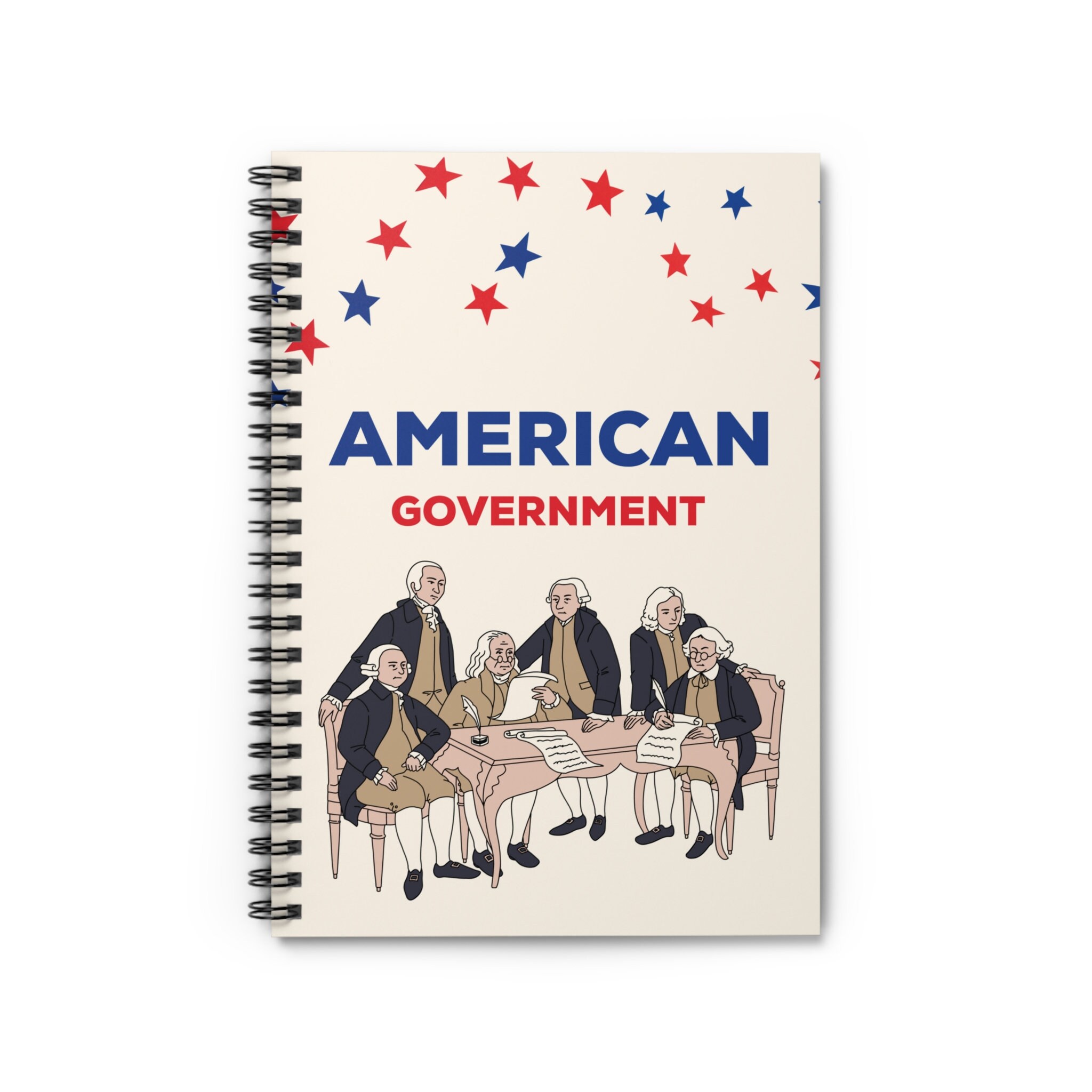 American Government Spiral Notebook, Back to School Supplies - Etsy