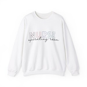 Personalized Operating Room Nurse Pride Crewneck Sweatshirt, Registered ...