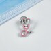Pink Stethoscope Pin, Handmade Medical Accessory, Nurse Gift, Doctor ...