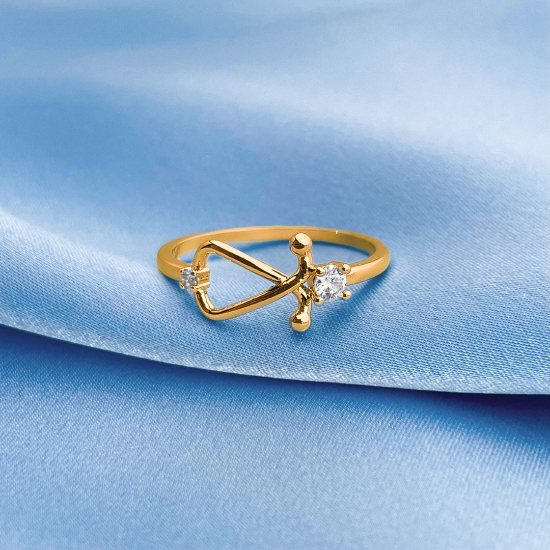 Dainty Stethoscope Ring, Handmade Medical Jewelry, Nurse Gift, Doctor ...