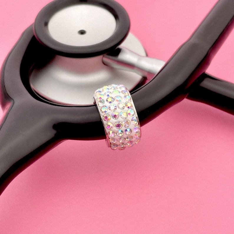 Bedazzled Stethoscope Charm - Etsy