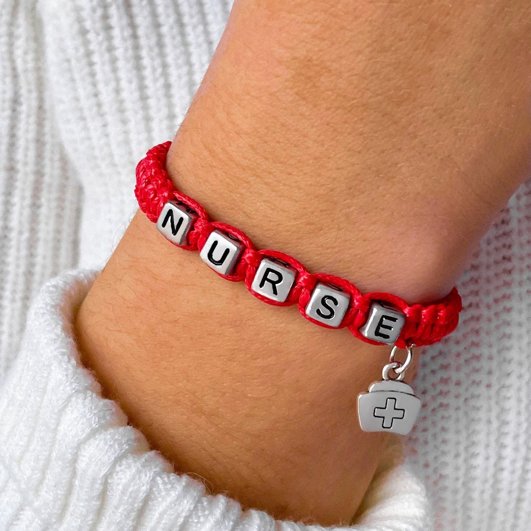 Nurse Bracelet, Medical Professional Gift, Healthcare Worker Jewelry - Etsy