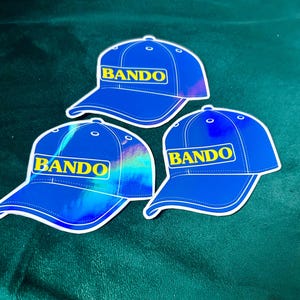 Holographic Bando Stone Hat Sticker Childish Gambino Donald Glover Spam ...
