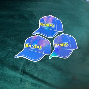 Holographic Bando Stone Hat Sticker Childish Gambino Donald Glover Spam ...