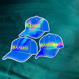 Holographic Bando Stone Hat Sticker Childish Gambino Donald Glover Spam ...