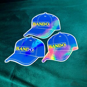 Holographic Bando Stone Hat Sticker Childish Gambino Donald Glover Spam ...
