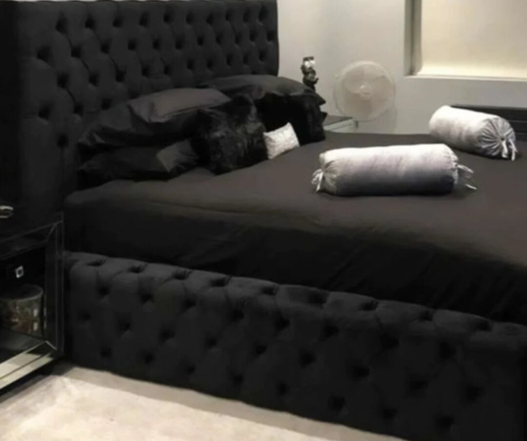 Lisa Ambassador Bed Frame: Luxury Upholstered UK Beds - Etsy