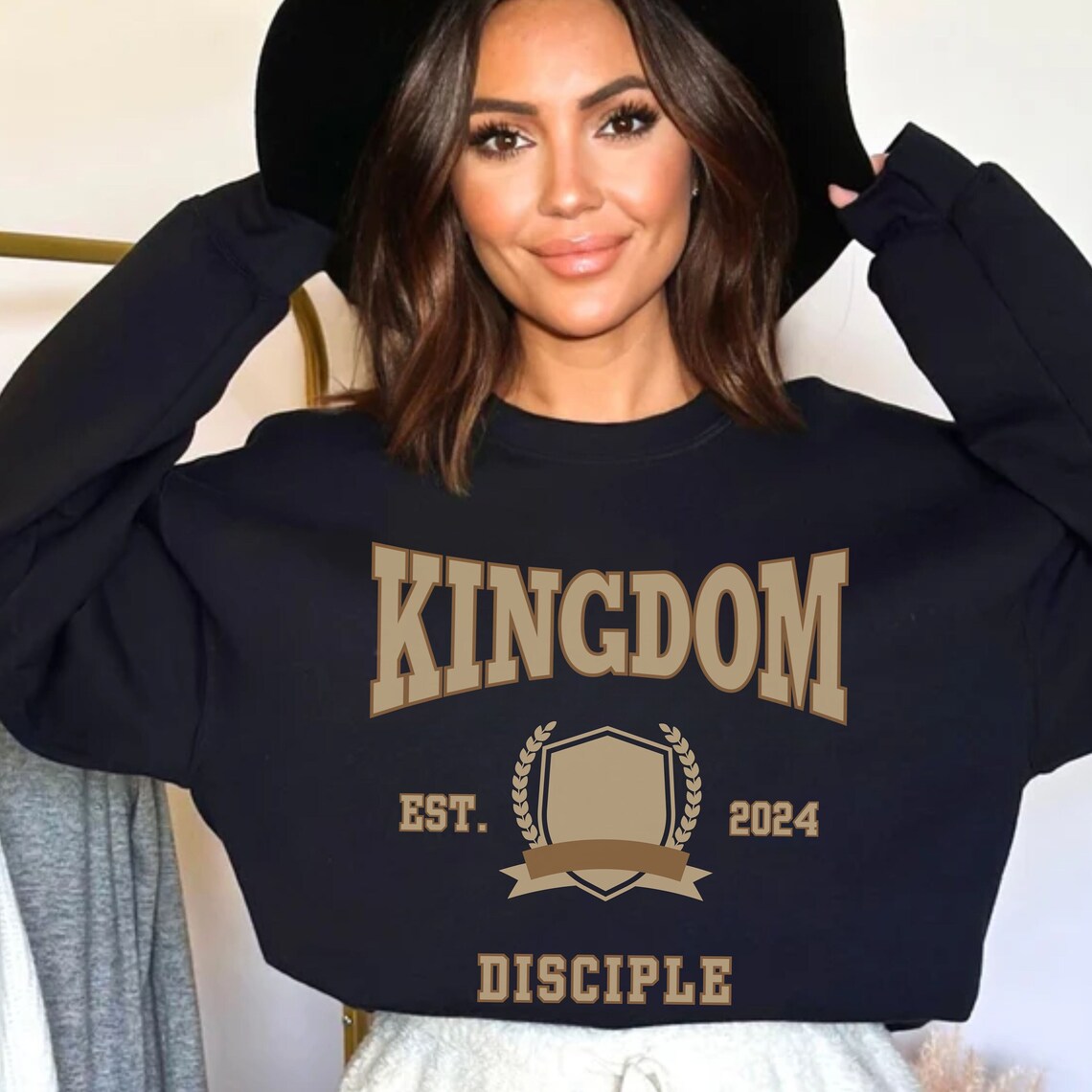 Unisex Kingdom Disciple Oversized Sweatshirt, New Believer Life ...