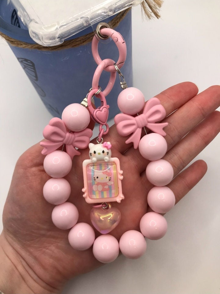 Hello Kitty Dangle Series Pink Phone Wristlet - Etsy