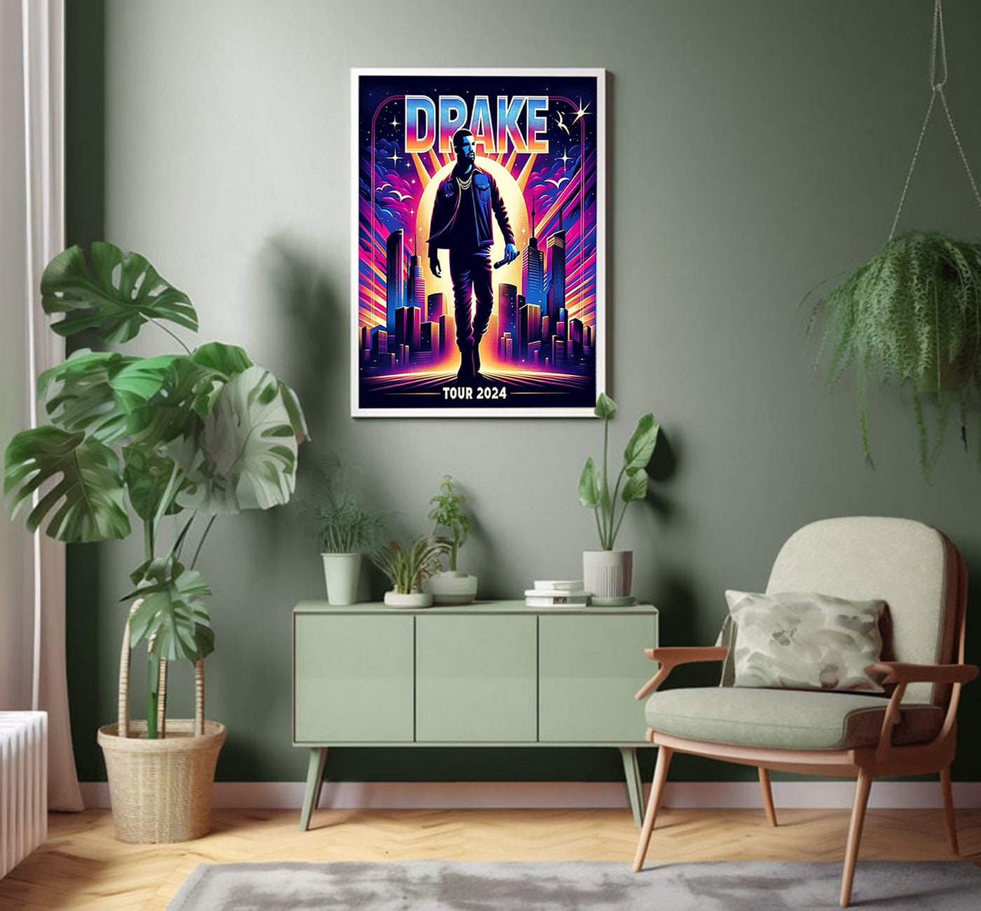 Drake Tour 2024 Poster, Drake 2024 Poster, Music Tour 2024 Poster sold ...