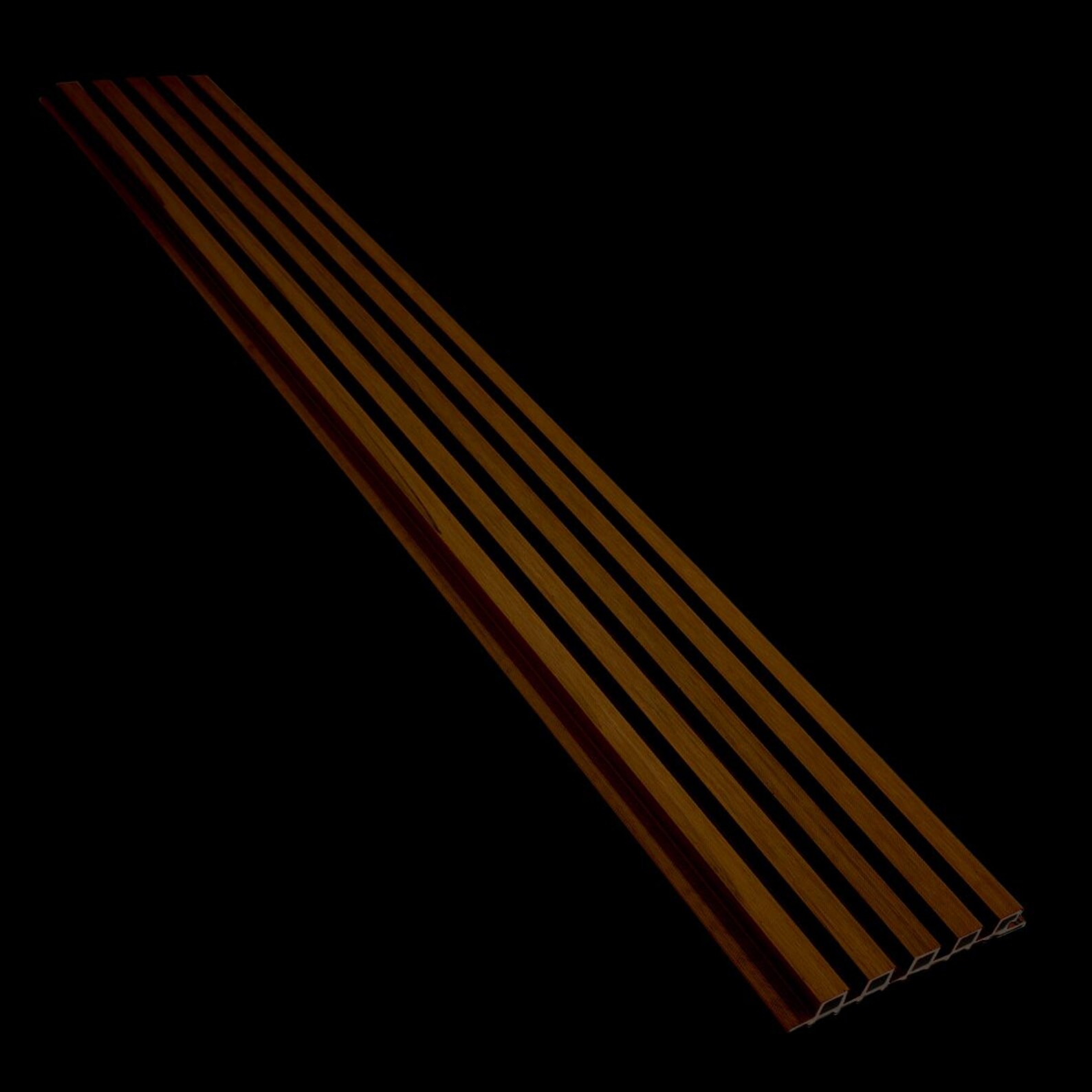 Mahogany 5grid Slat Cladding, Home and Commercial Exteriors, Composite ...