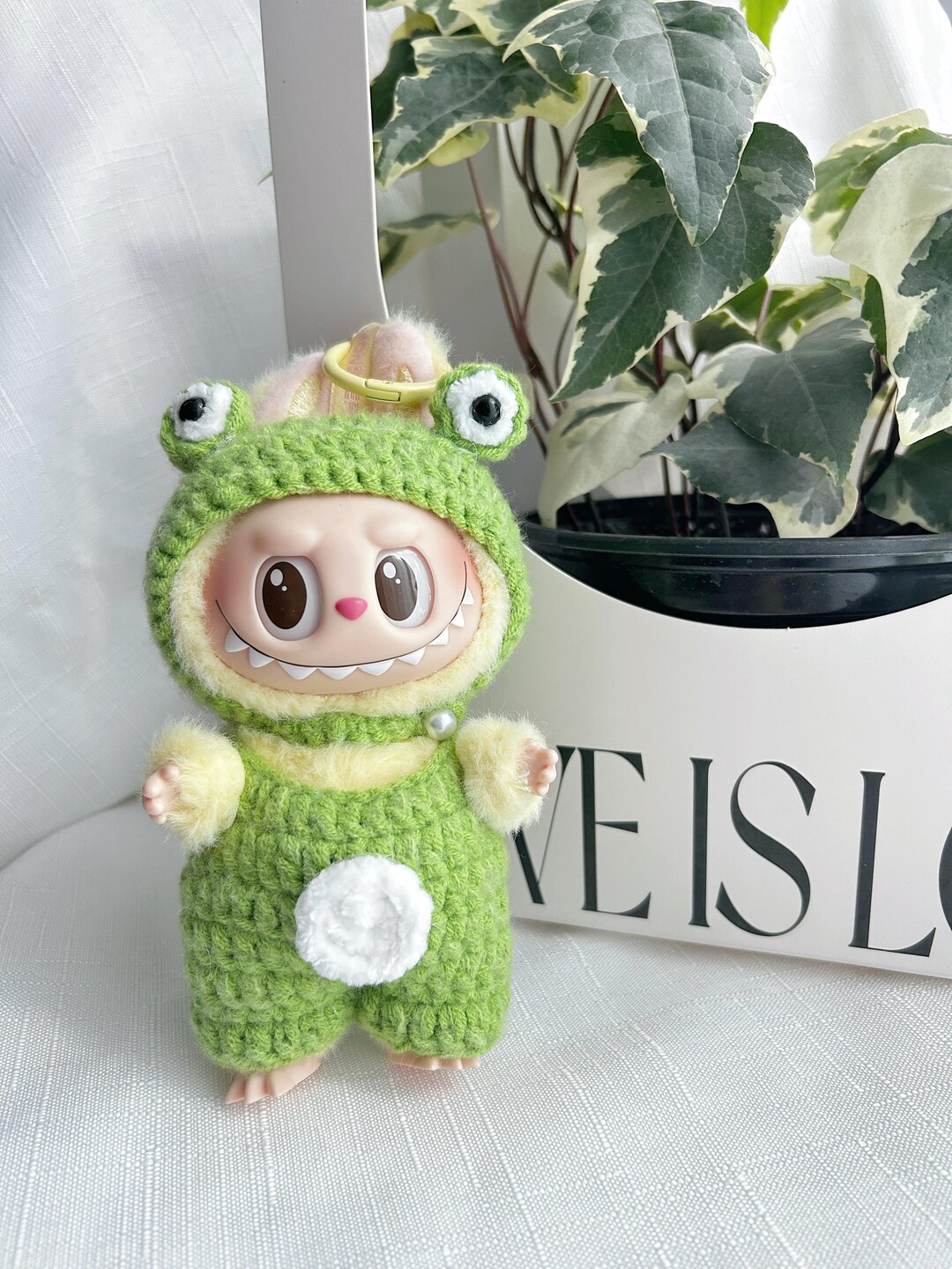 Frog Set Labubu Clothes Funny Outfit Crochet Handmade - Etsy