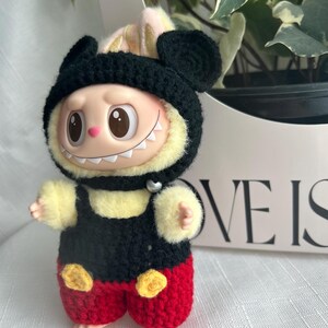 Crochet Minnie Mouse Outfit for Labubu Doll: Handmade Clothes - Etsy