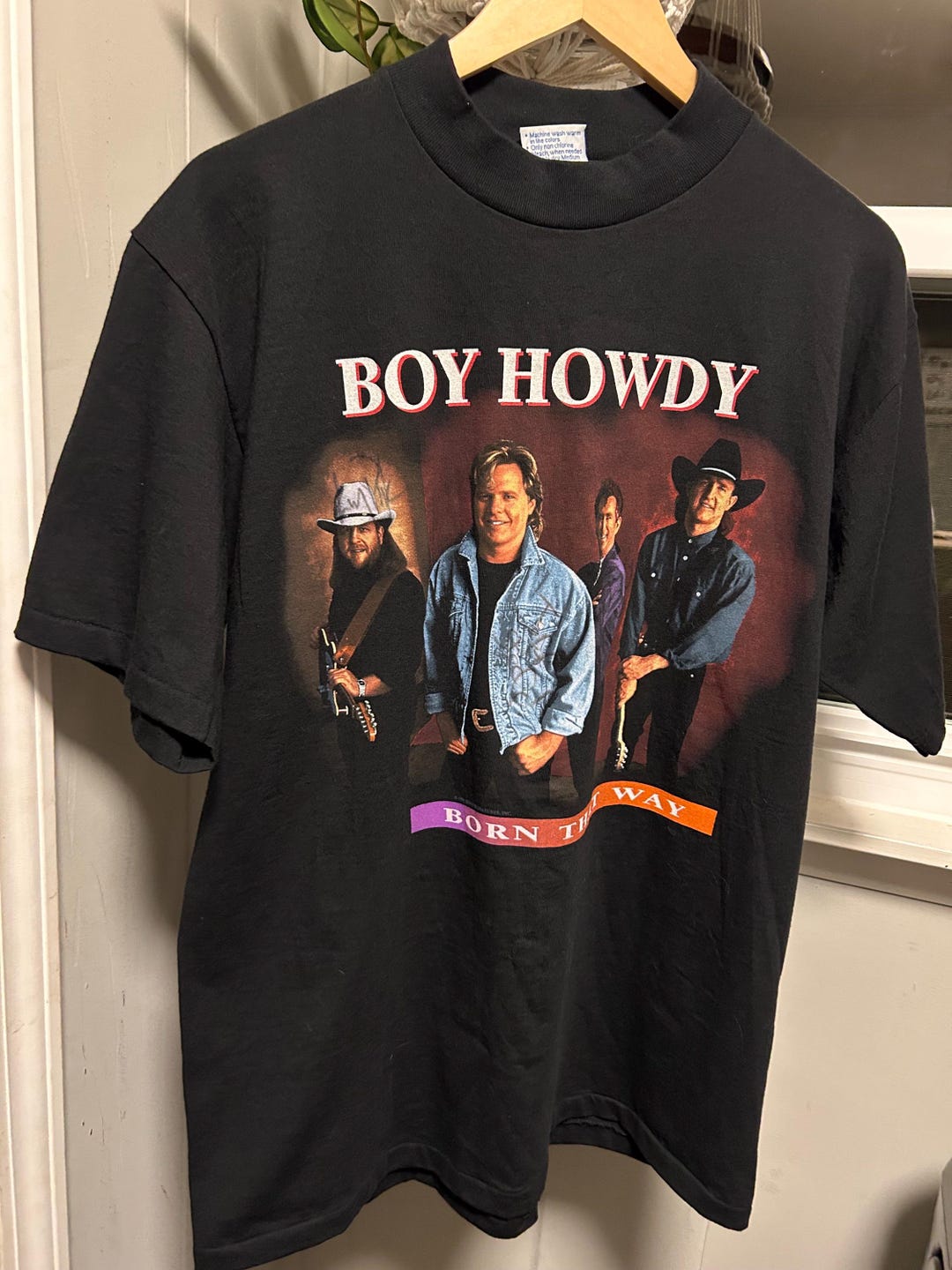 Boy Howdy - Vintage Born That Way 1995 Shirt - Signed by the Band - Size Large Front and Back ...