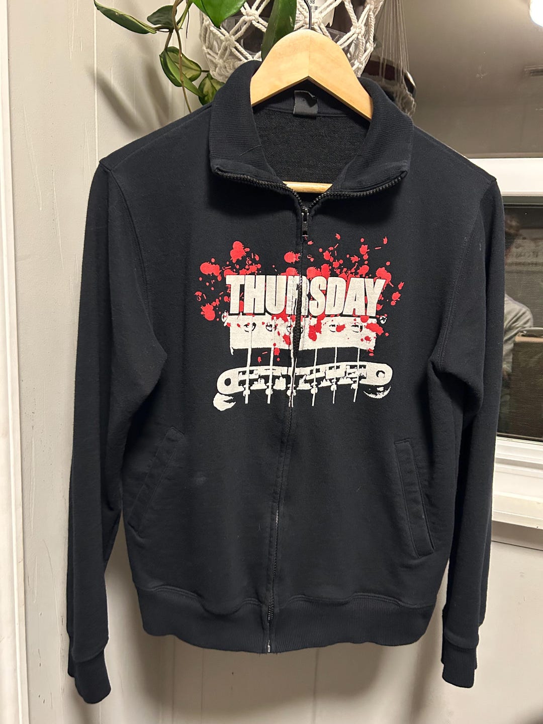 Thursday - Vintage Zip up Track Suit - Full Collapse Tour - Size Small ...