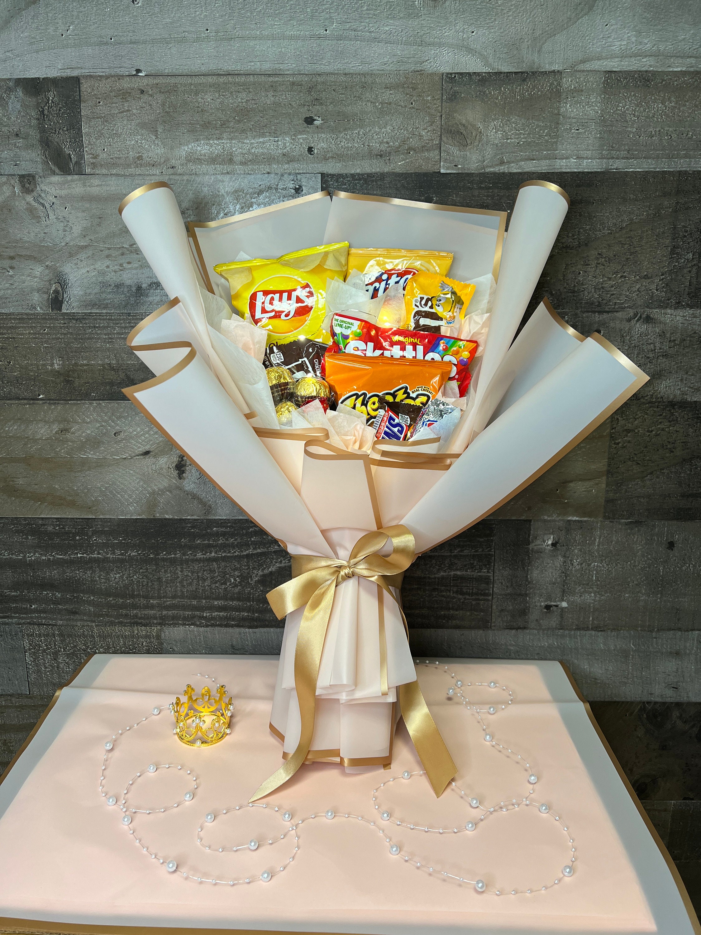 Snack Bouquet | Snack, Personalized Gift - Etsy