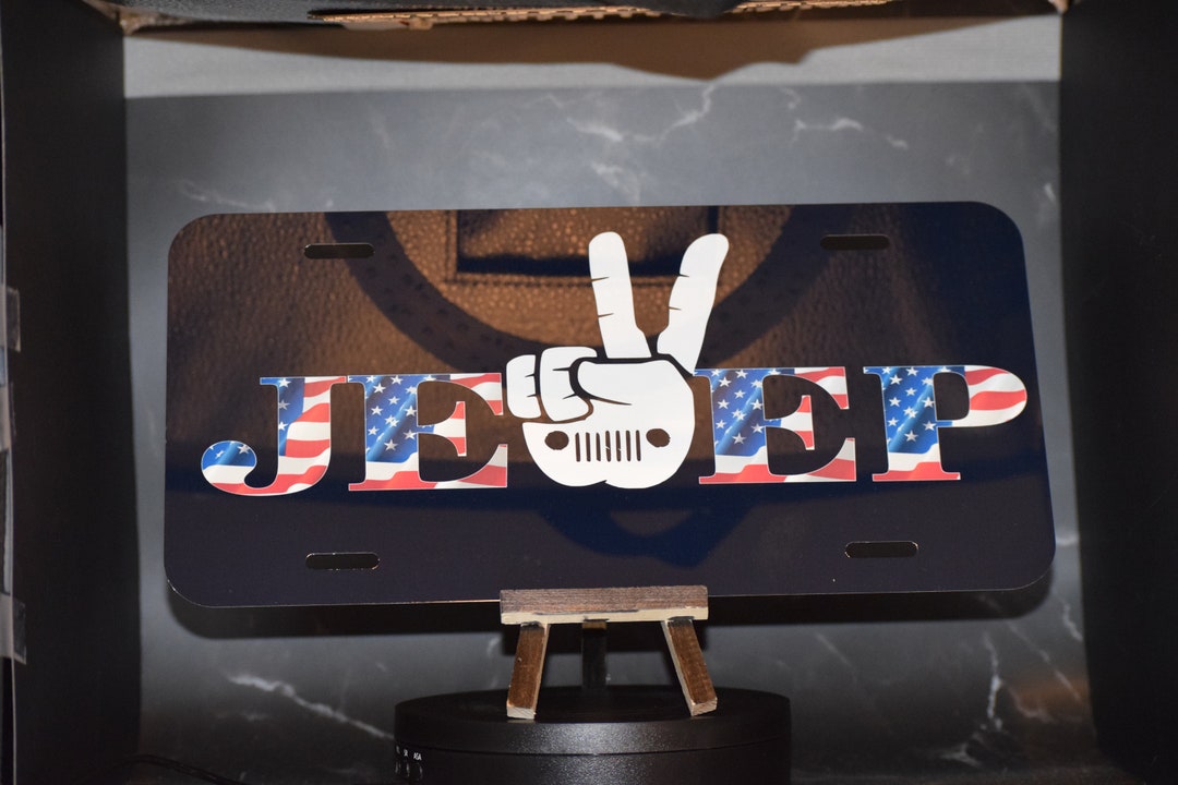 Custom Jeep License Plate - Etsy