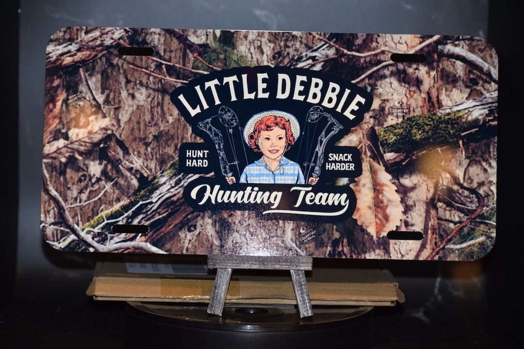 Little Debbie Green Camouflage Custom License Plate - Etsy