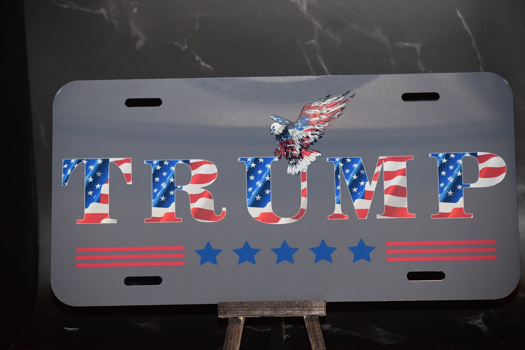 Personalized Trump License Plate Customizable Car Tag for Trump ...