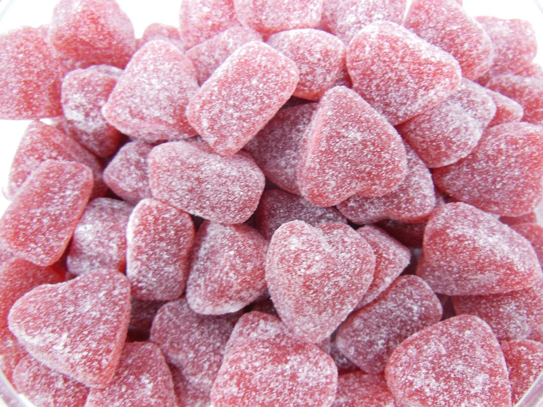 Valentine Cinnamon Jelly Hearts Bulk Soft Candy - Etsy