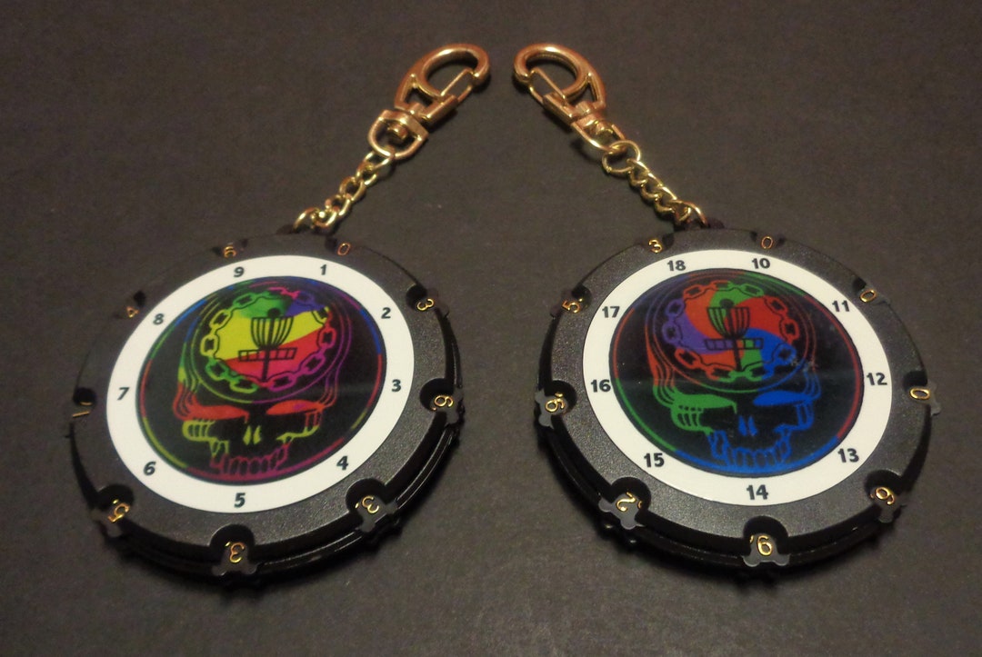 New 1-disc Golf Scorekeeper Bag Tag. With a White Border + 1-4" Sticker ...