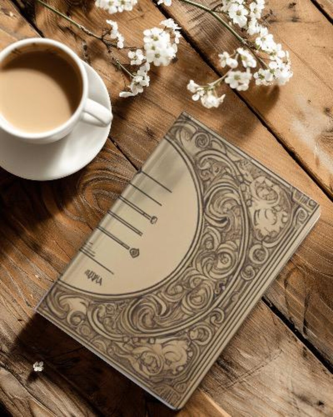 Diary Library Card Journal Library Vintage Book Lover Notebook Dark ...